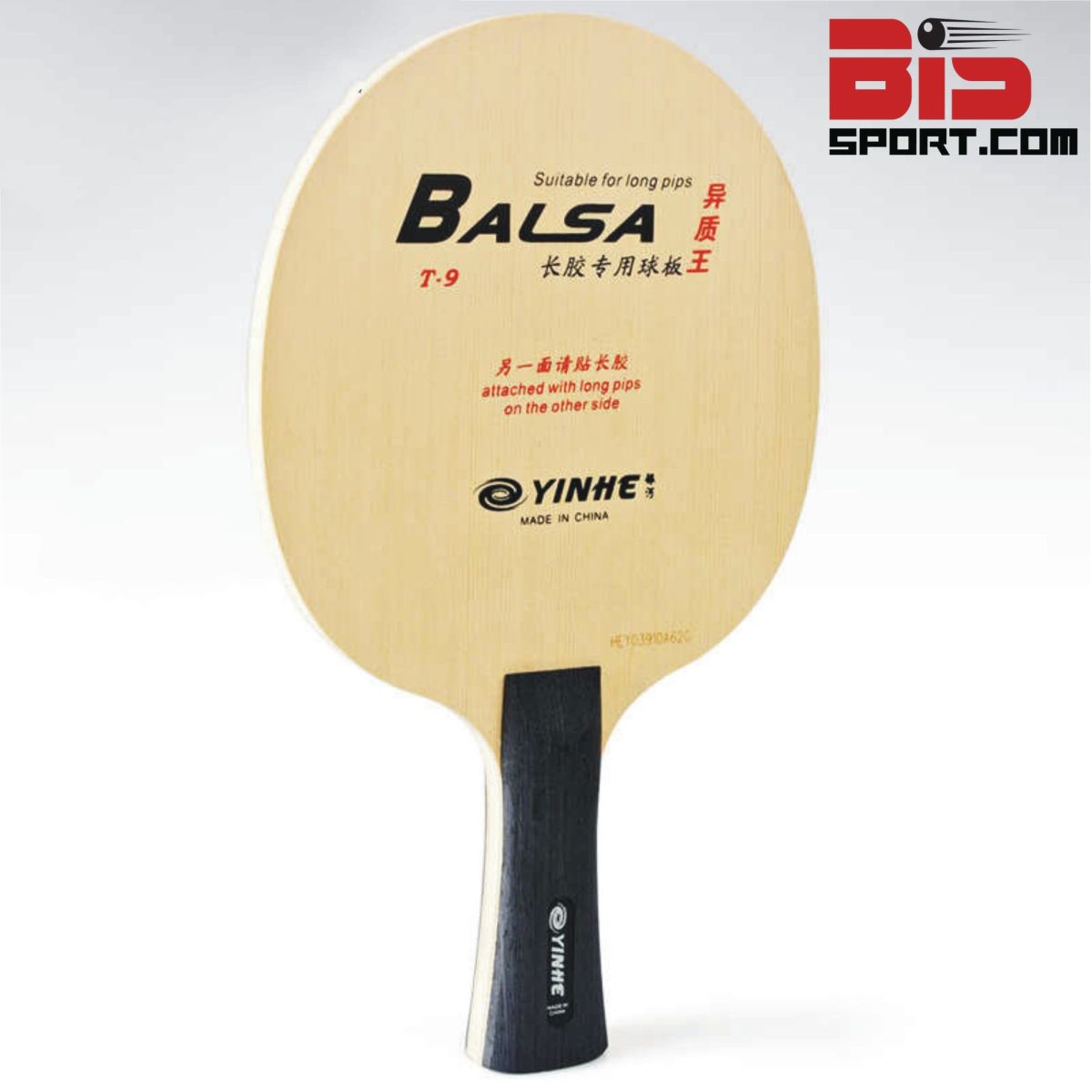 Cốt Vợt Bóng Bàn Yinhe Balsa T9 Chính Hãng - Cấu Tạo 5 Gỗ , 1 Carbon - Tặng 1 Mặt Gai Thủ không Lót